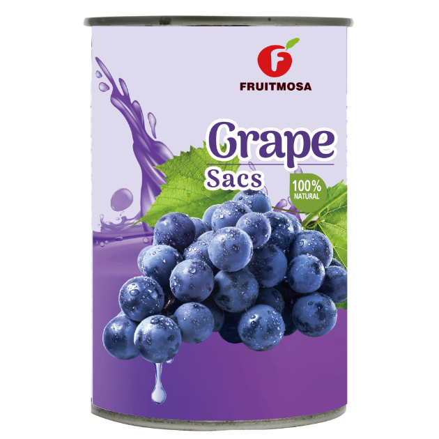 Fruitmosa Canned Grape Sacs | Dreamfield Food & Beverage Corp.